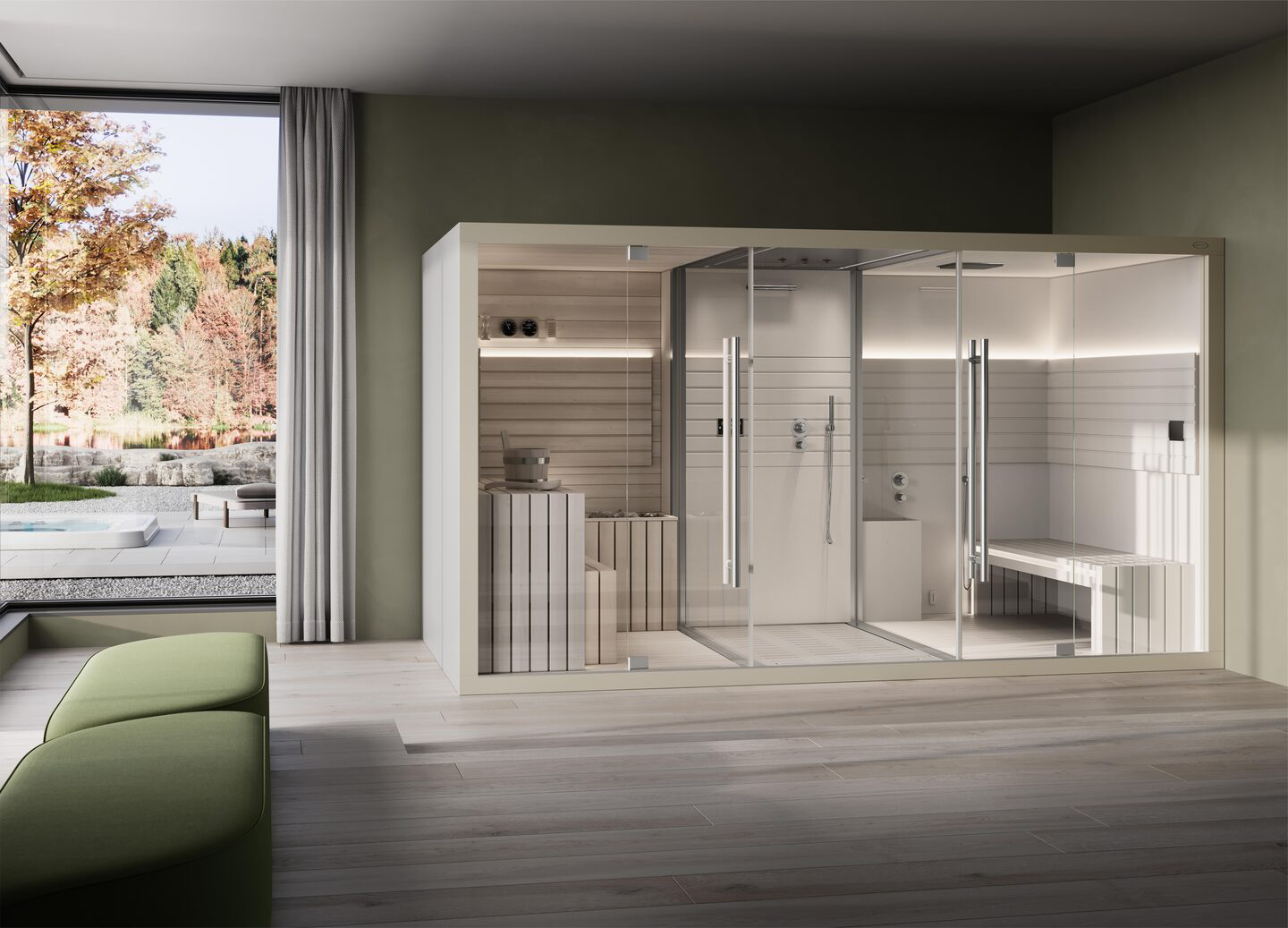 Jacuzzi® Wellness | Sauna, Hammam and Emotional Showers | Jacuzzi.com ...