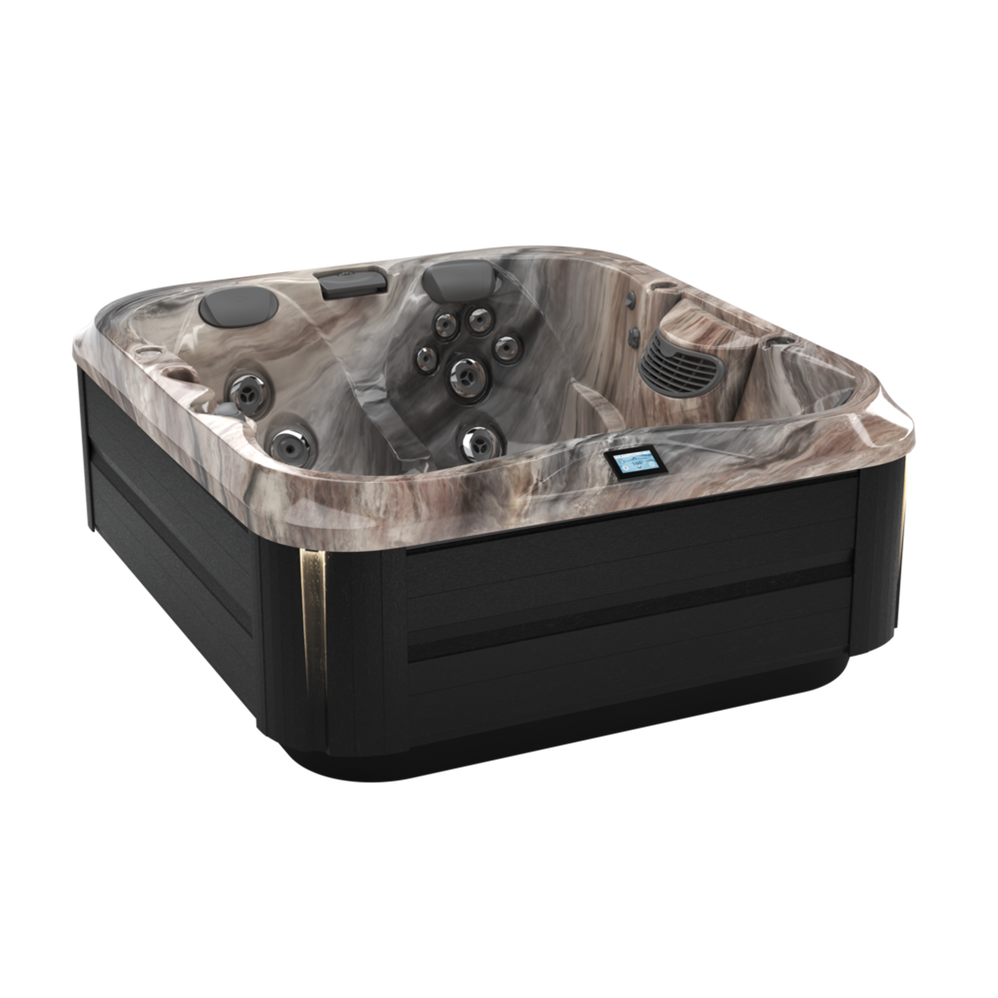 J-325™ Comfort Compact Hot Tub with Open Seating Designer Hot Tub with ...