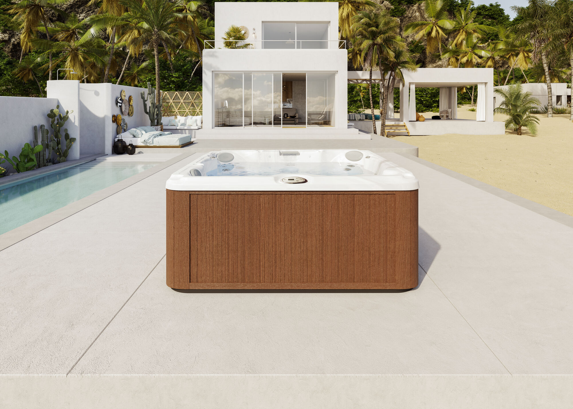 J-235™ Classic Hot Tub with Lounge Seat | Jacuzzi®