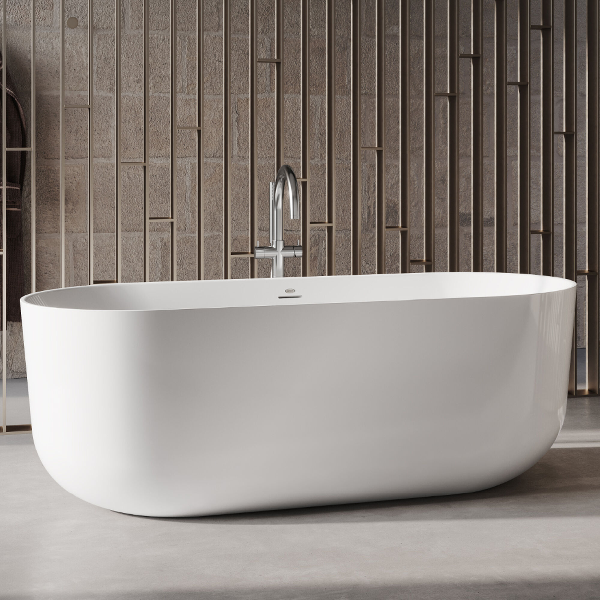 Anafi bañera central, isla refinada y elegante | Jacuzzi® | Jacuzzi® España