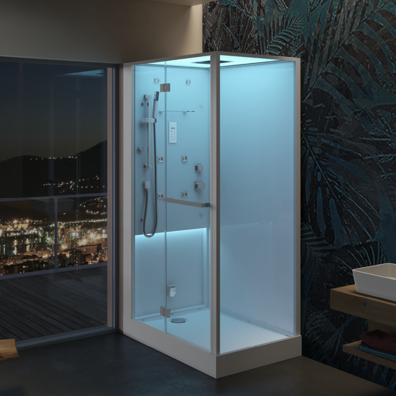 Box Doccia con Idromassaggio e Bagno Turco | Cabine doccia Jacuzzi ...