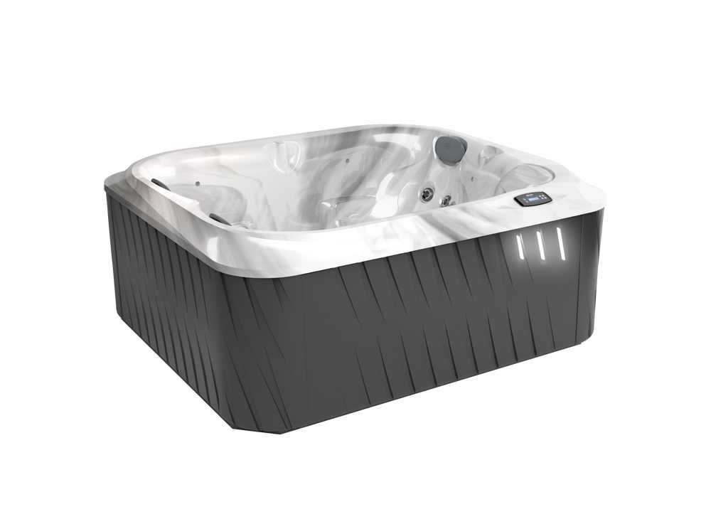 J-215™ Compact Hot Tub with Lounge Seating Designer Hot Tub with Open ...