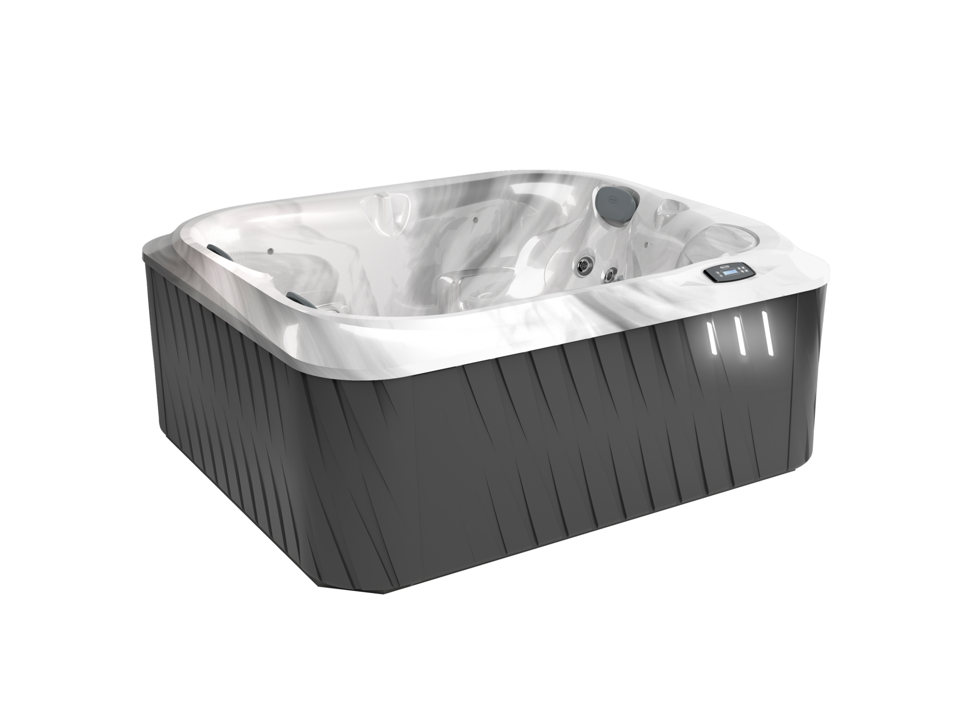 J-215™ Compact Hot Tub with Lounge Seating Designer Hot Tub with Open ...