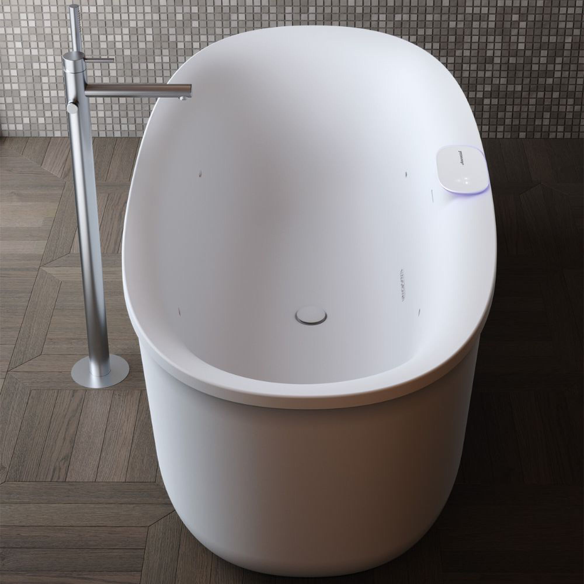 ARGA® 175 Freestanding Bath Gloss White | Jacuzzi® United Kingdom