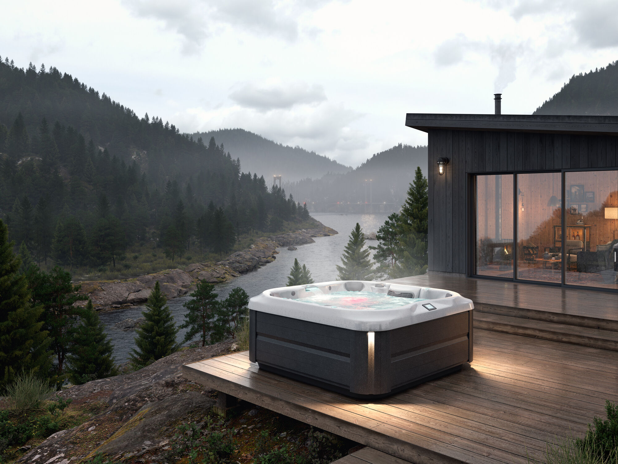 J-345™ Comfort Hot Tub with Open Seating | Jacuzzi® United Kingdom
