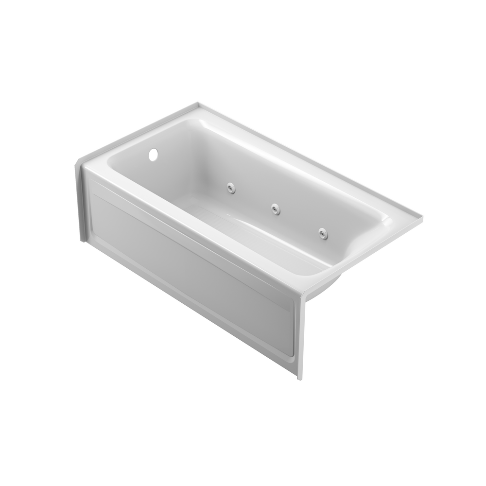 SIGNATURE® Rectangle 6032 Skirted Whirlpool LH White | Jacuzzi.com ...