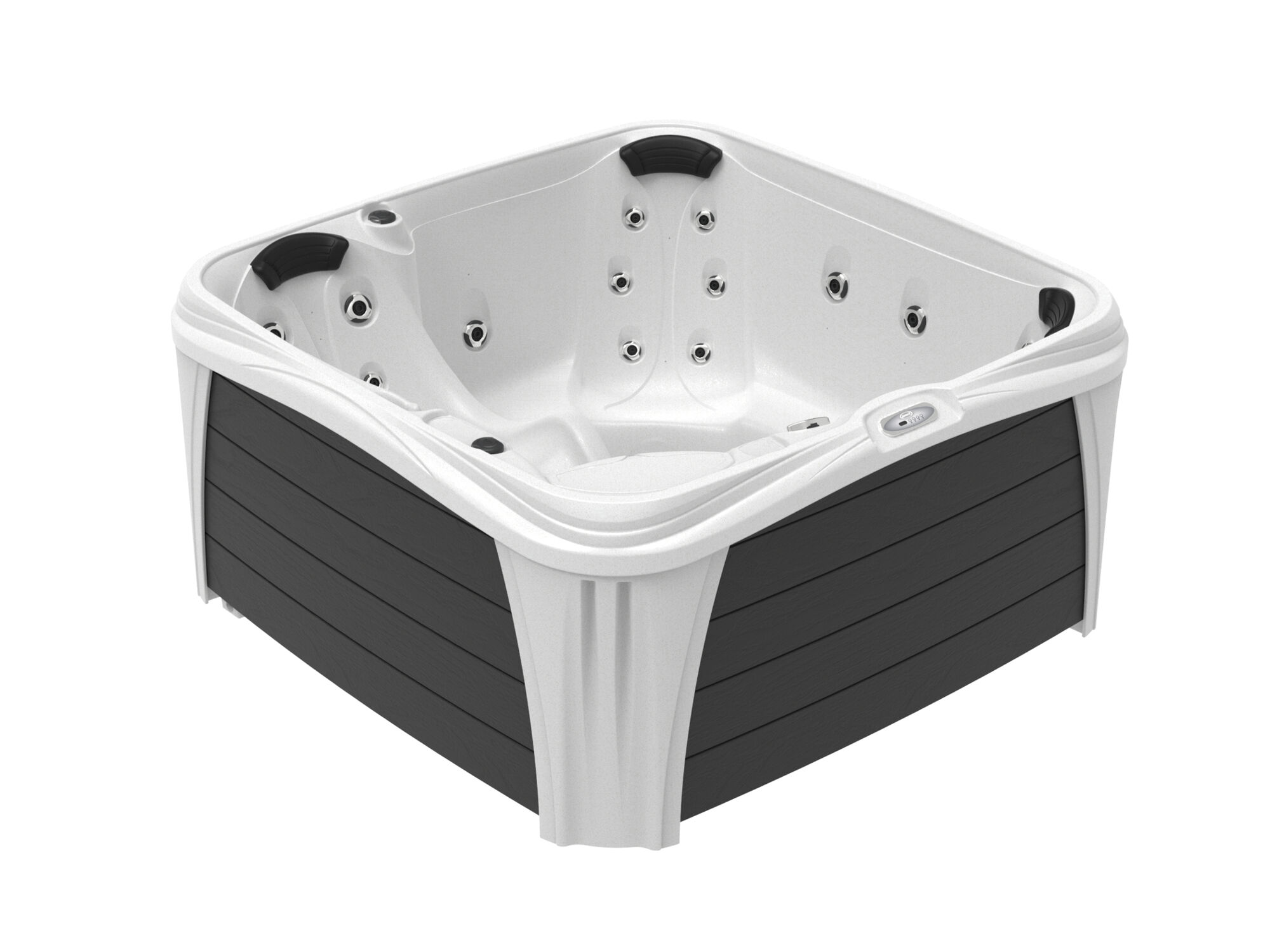 Soul™ (Square-Lounge) Designer Hot Tub with Open Seating | Jacuzzi.com ...