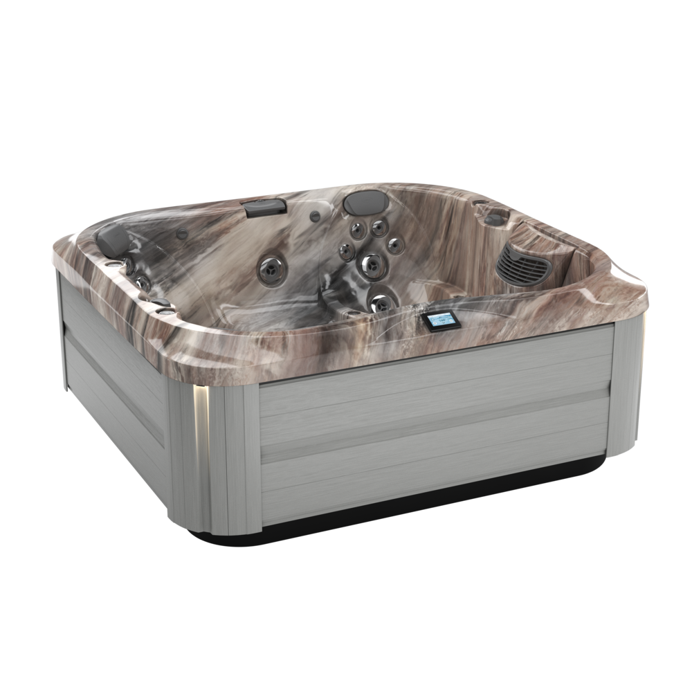 J-355™ Hot Tub with Comfort Lounge Seating and Cool Down Seat Designer ...