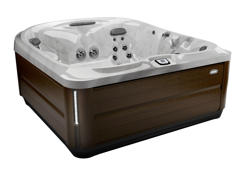 J-475™ Large Designer Hot Tub with Lounge Seat Designer Hot Tub with ...