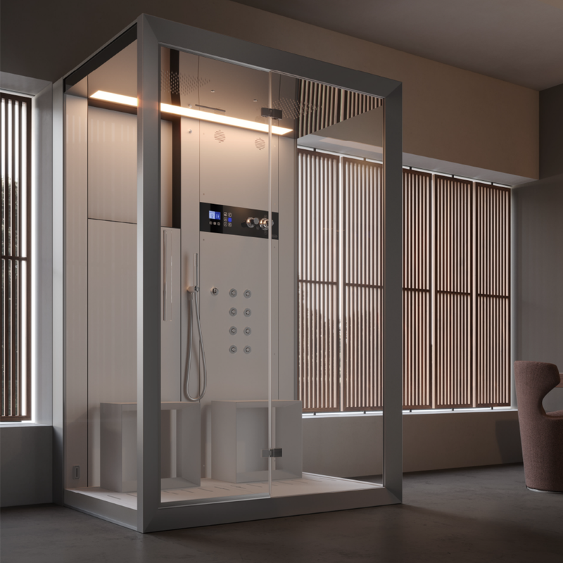Box Doccia con Idromassaggio e Bagno Turco | Cabine doccia Jacuzzi ...