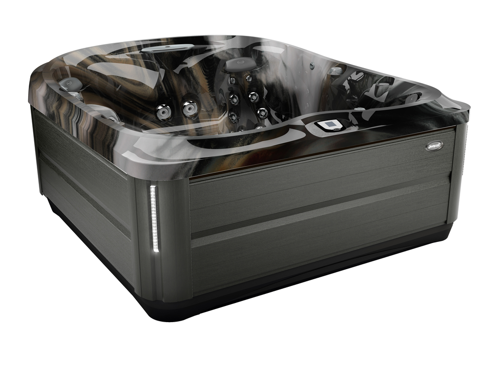 J-475™ Large Designer Hot Tub with Lounge Seat Designer Hot Tub with ...