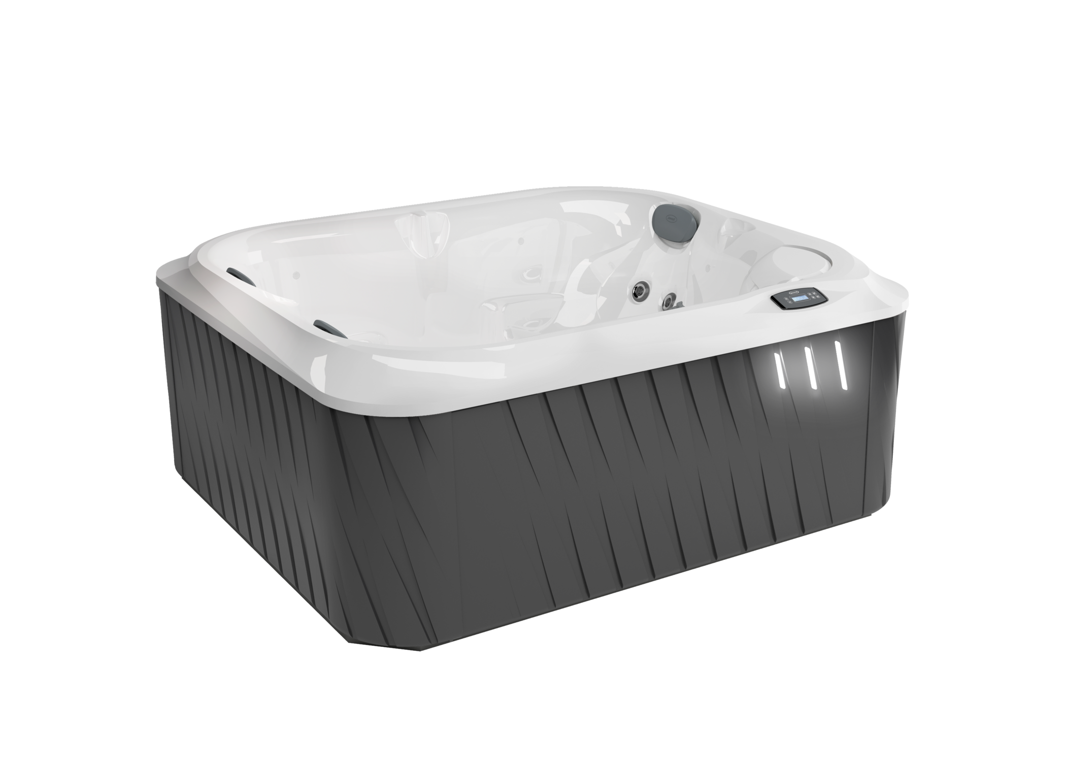 J-215™ Compact Hot Tub with Lounge Seating Designer Hot Tub with Open ...