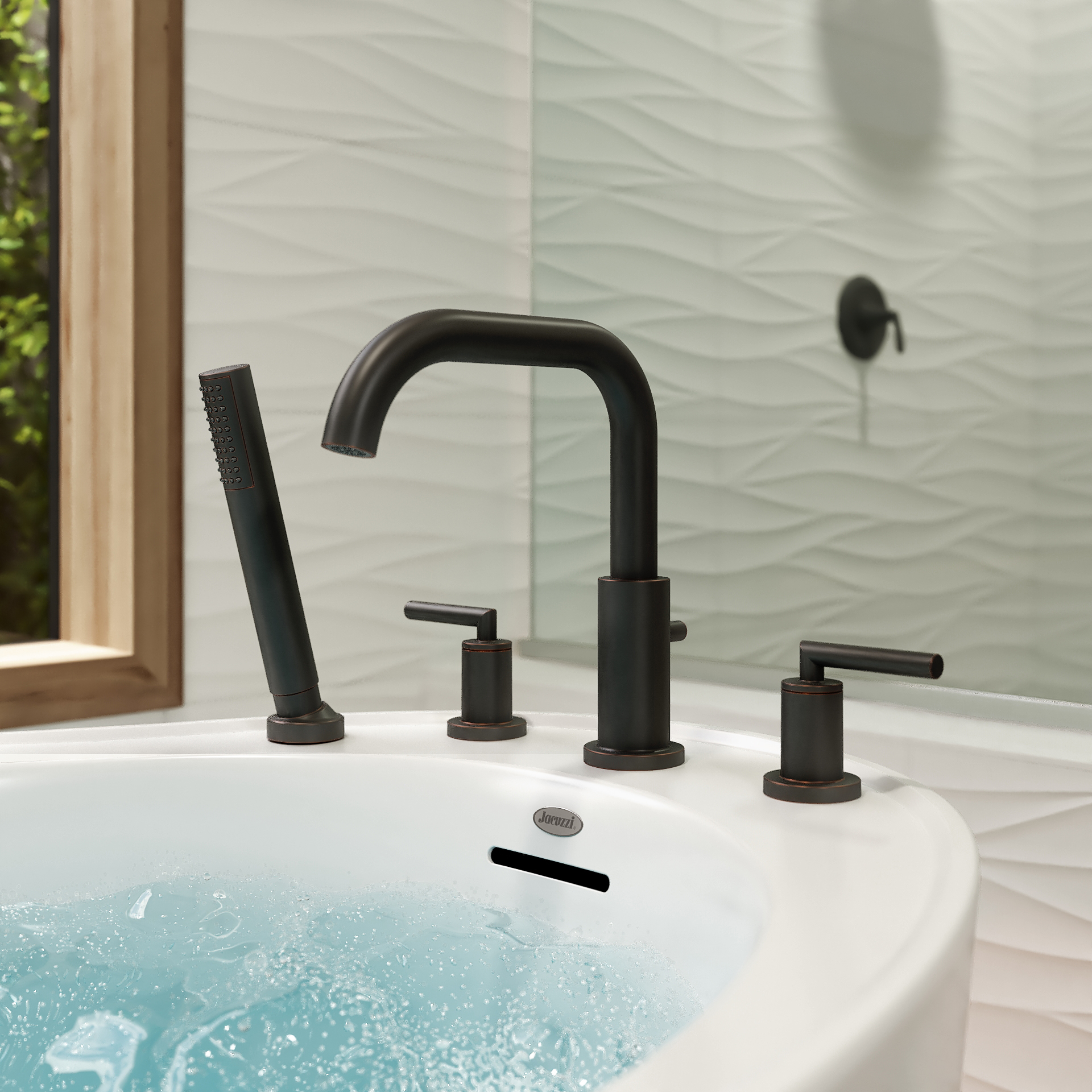 Contento® Roman Tub Filler | Jacuzzi.com | Jacuzzi®