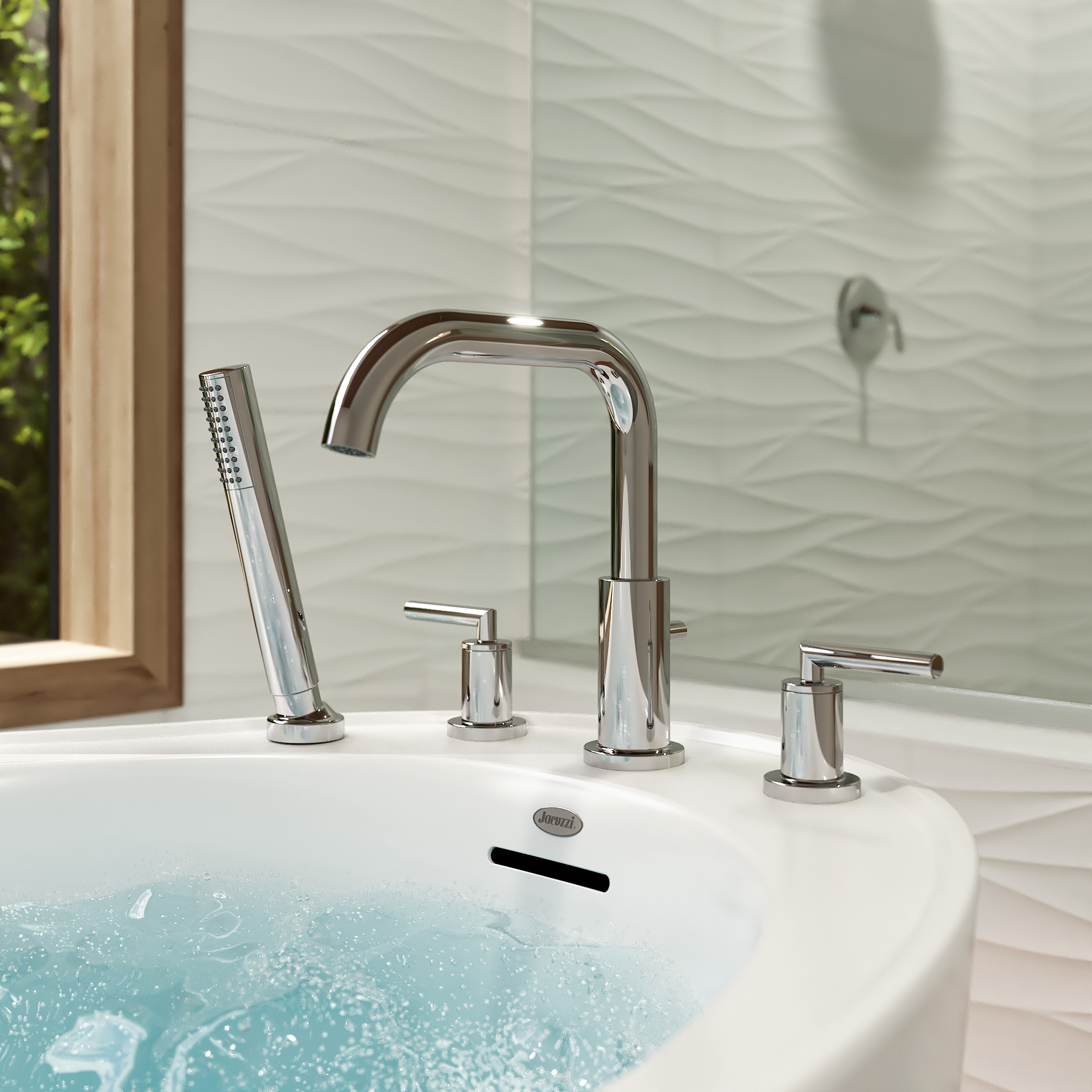 Contento® Roman Tub Filler | Jacuzzi.com | Jacuzzi®