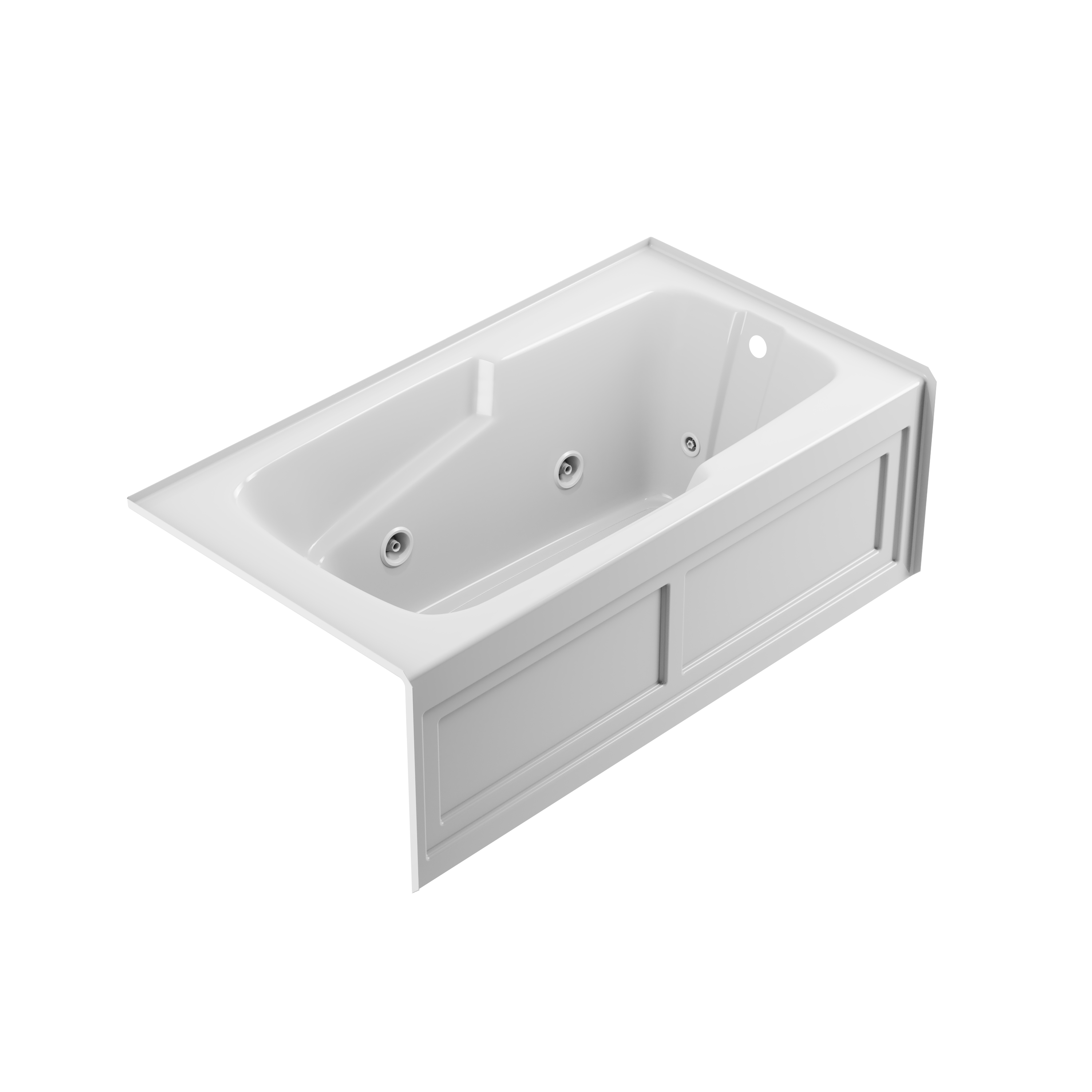 CETRA® 6032 Skirted Whirlpool RH White | Jacuzzi.com | Jacuzzi®