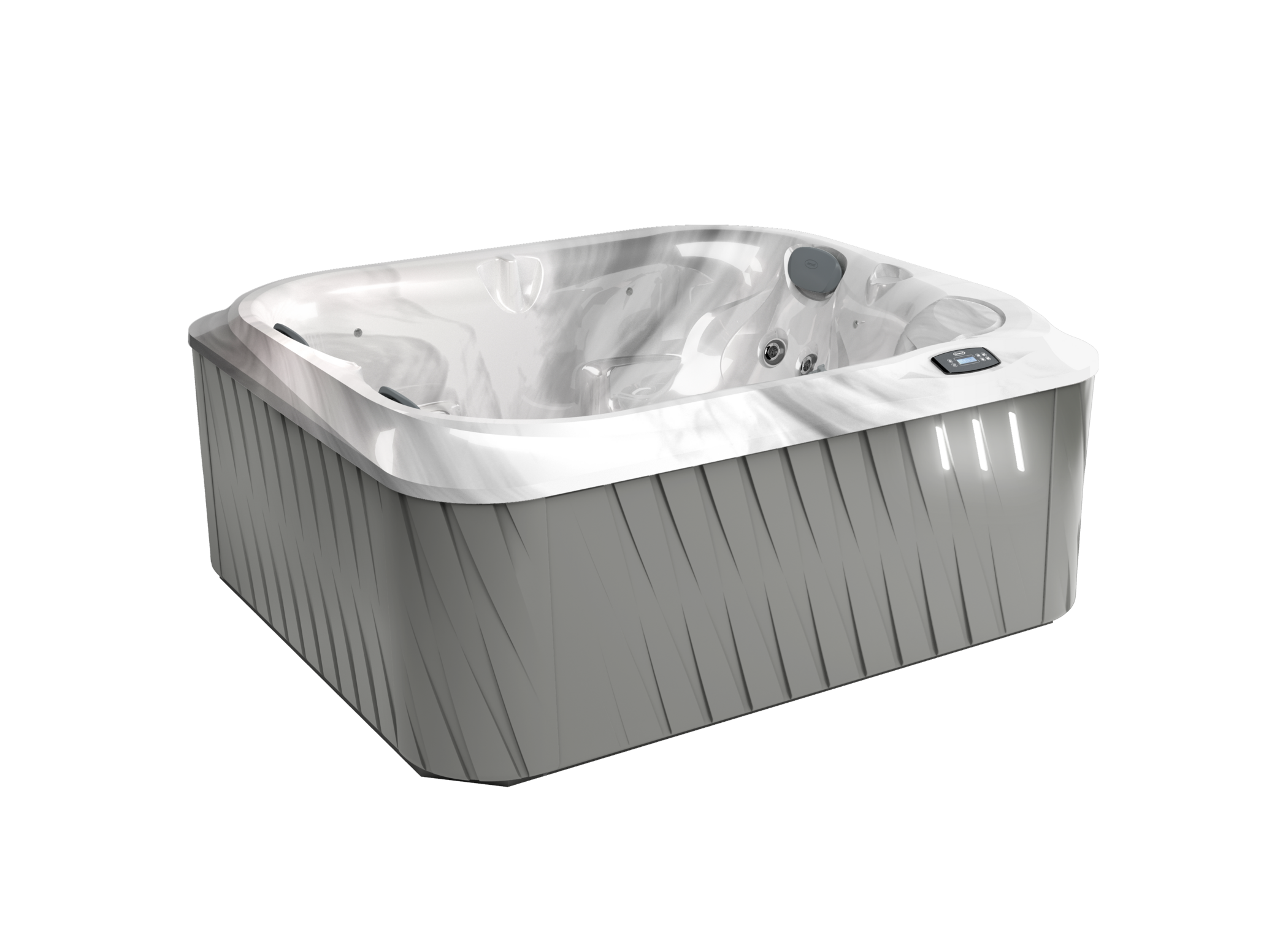 J-215™ Compact Hot Tub with Lounge Seating Designer Hot Tub with Open ...